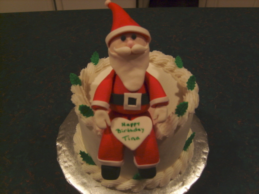 First Gumpaste Santa - CakeCentral.com