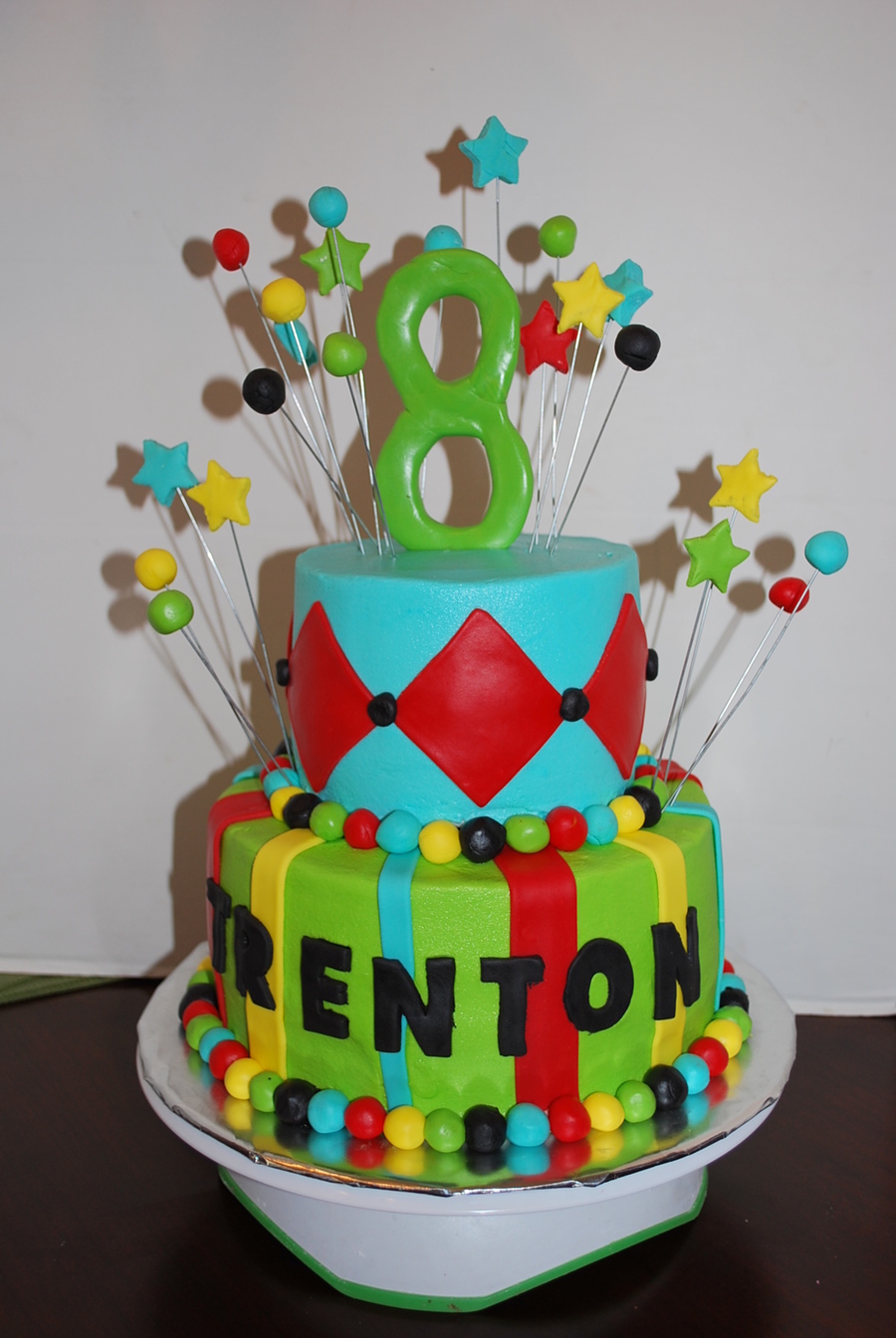 Boys Whimsical Cake - CakeCentral.com