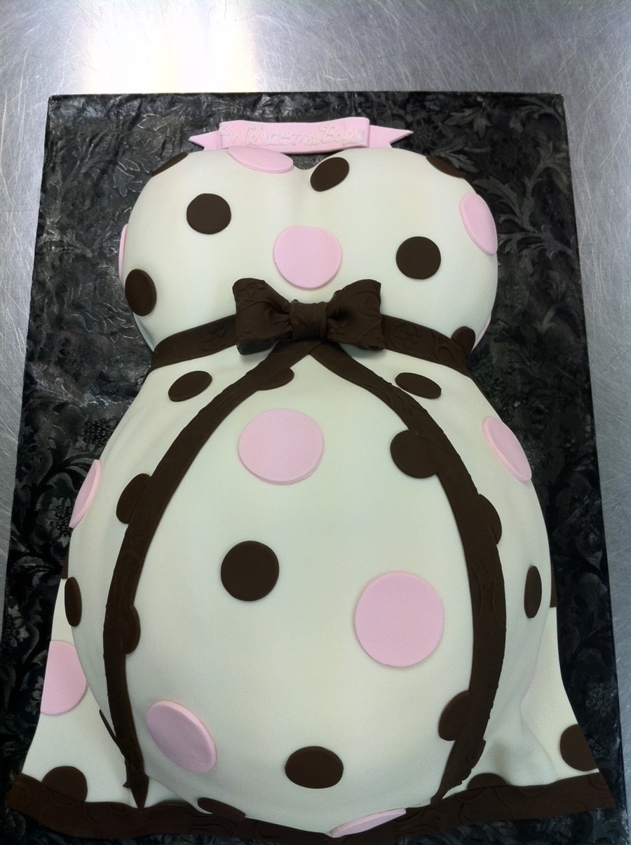Polka Dot Belly - CakeCentral.com