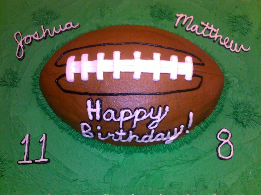 Football Cake - CakeCentral.com