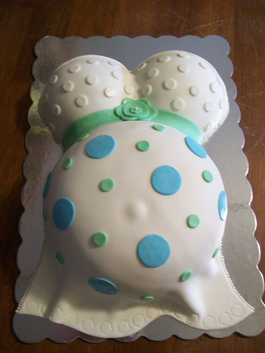 Baby Belly Cake - CakeCentral.com