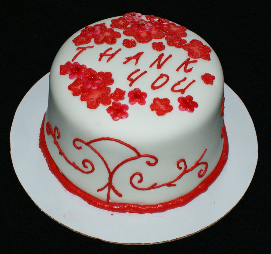 Thank You Cake - CakeCentral.com