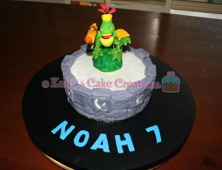 Skylander Cake I Made My Son Edible With Wire Skylander Zook ...