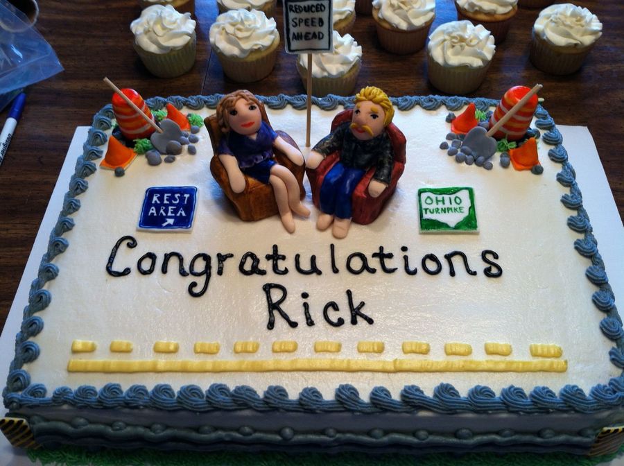 Retirement Construction Road Worker - CakeCentral.com