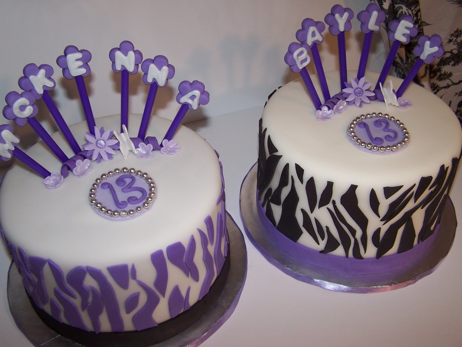 Purple Zebra - CakeCentral.com
