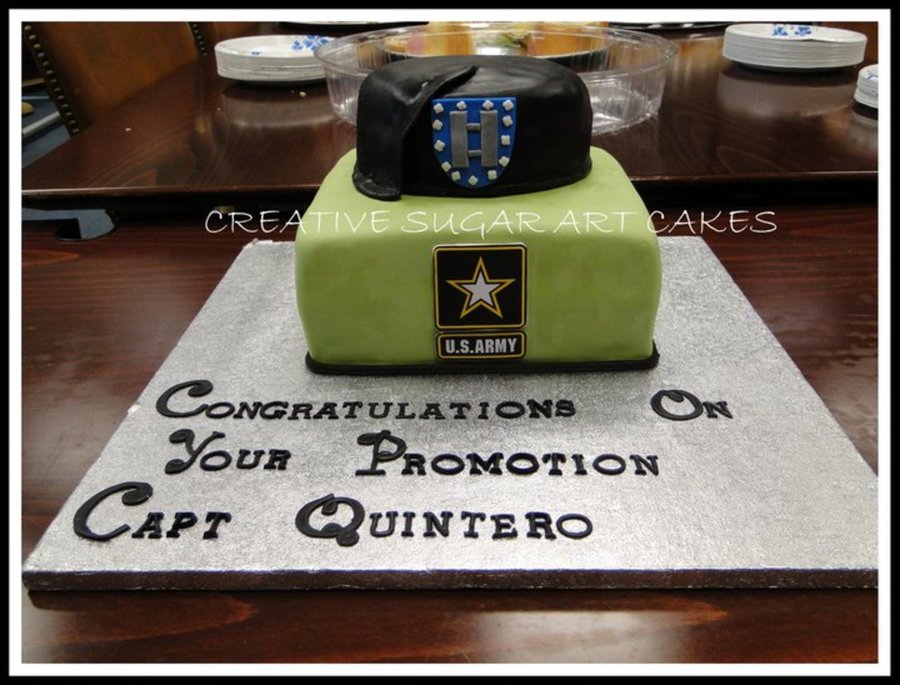 Army... Captain Promotion Cake... - CakeCentral.com