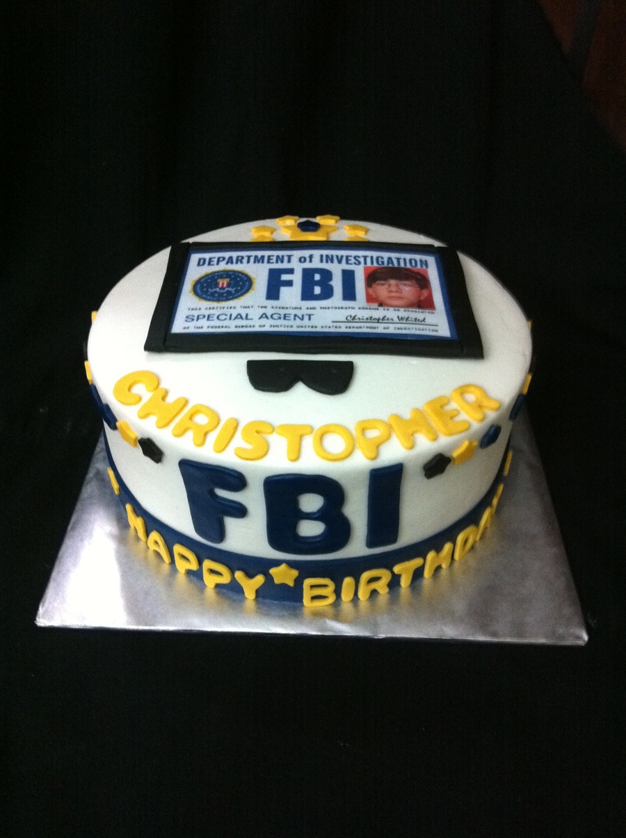 Fbi Cake - CakeCentral.com