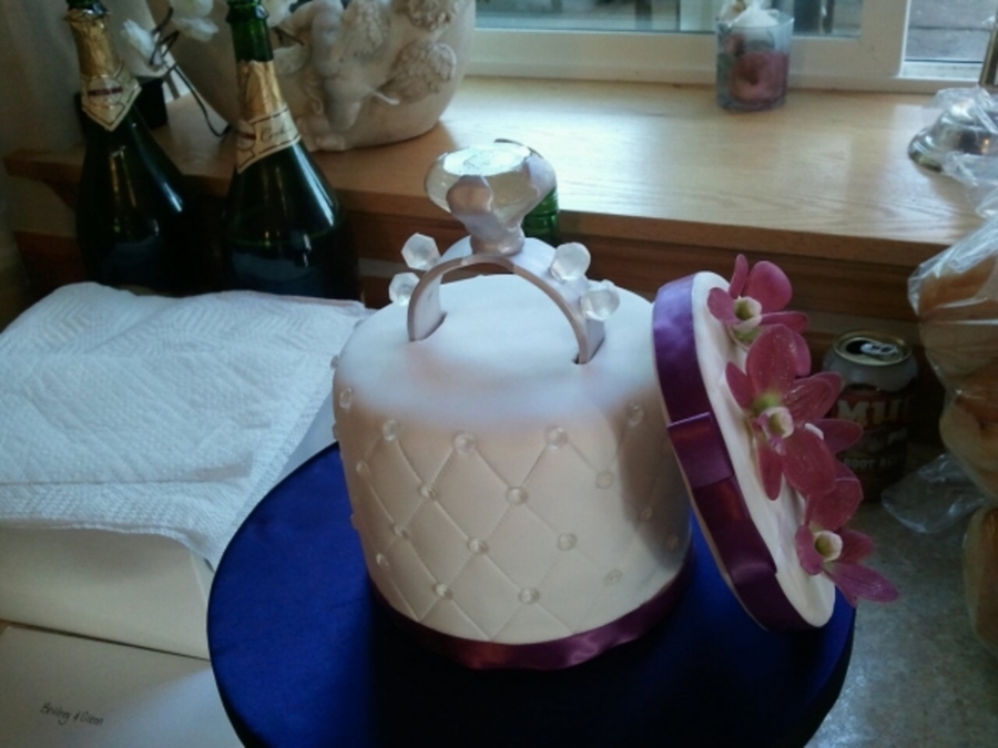 Ring Box Cake - CakeCentral.com