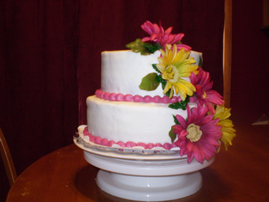 Spring Wedding Cake - CakeCentral.com
