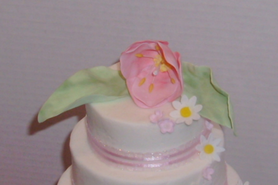 Mini Wedding Cake - CakeCentral.com