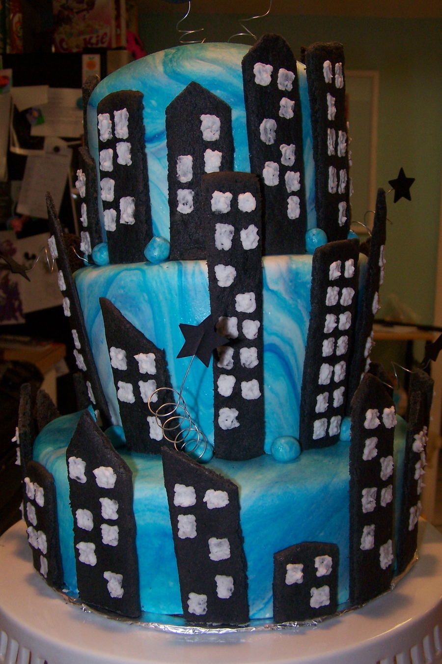 Skyline Cake - CakeCentral.com
