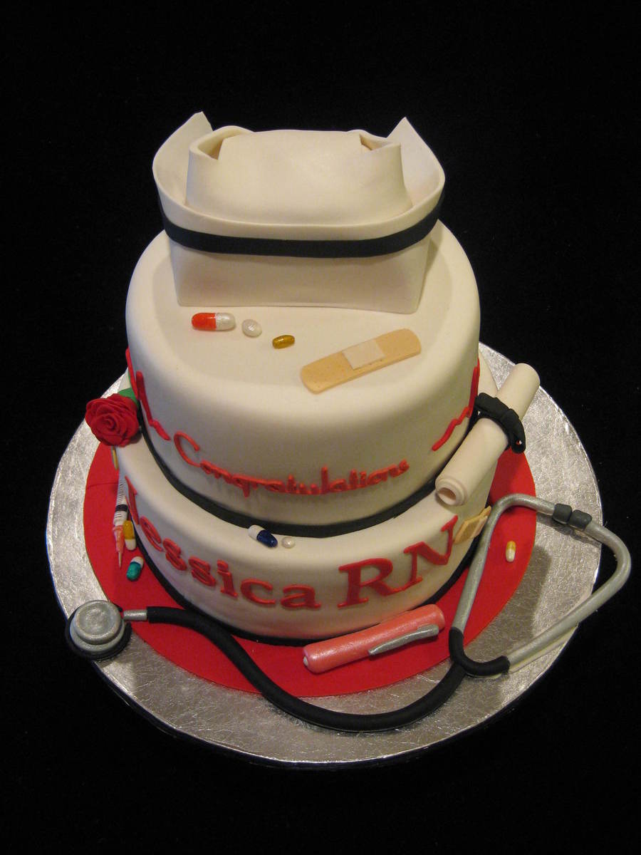 Rn Graduation Cake - CakeCentral.com