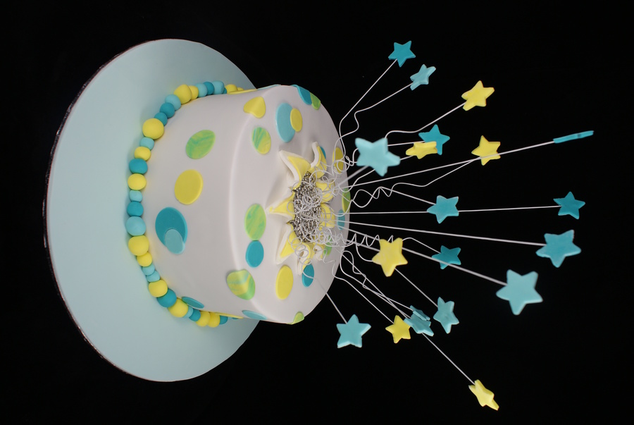 Exploding Stars - CakeCentral.com