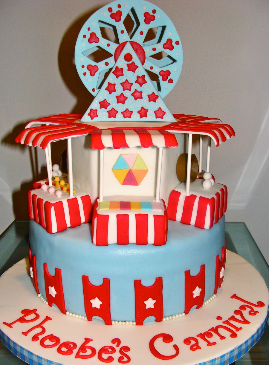 Carnival Cake - CakeCentral.com