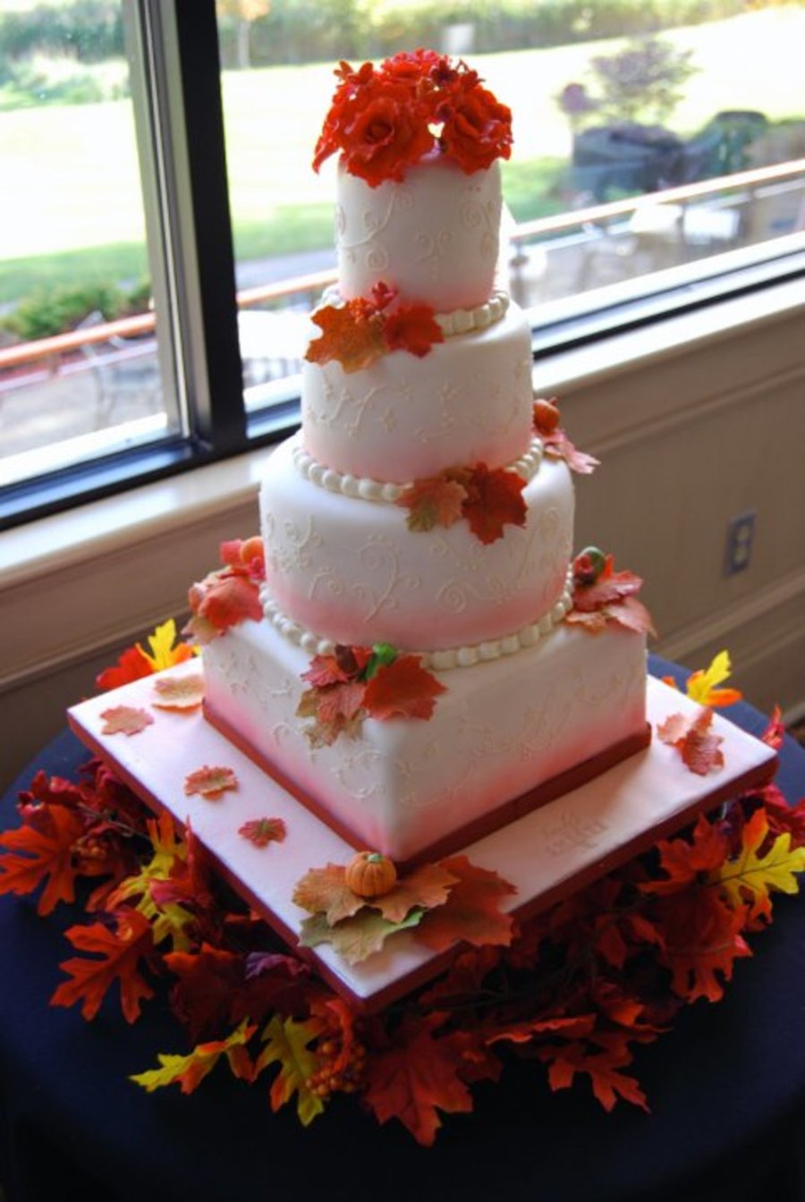 Autumn Theme Cake - CakeCentral.com