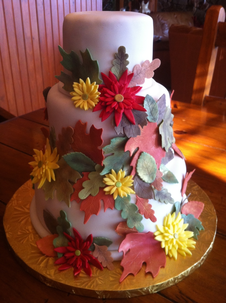 Fall Wedding - CakeCentral.com