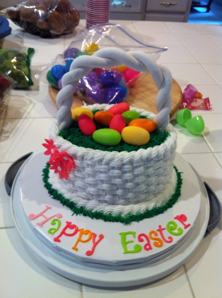 Easter Basket Cake - CakeCentral.com