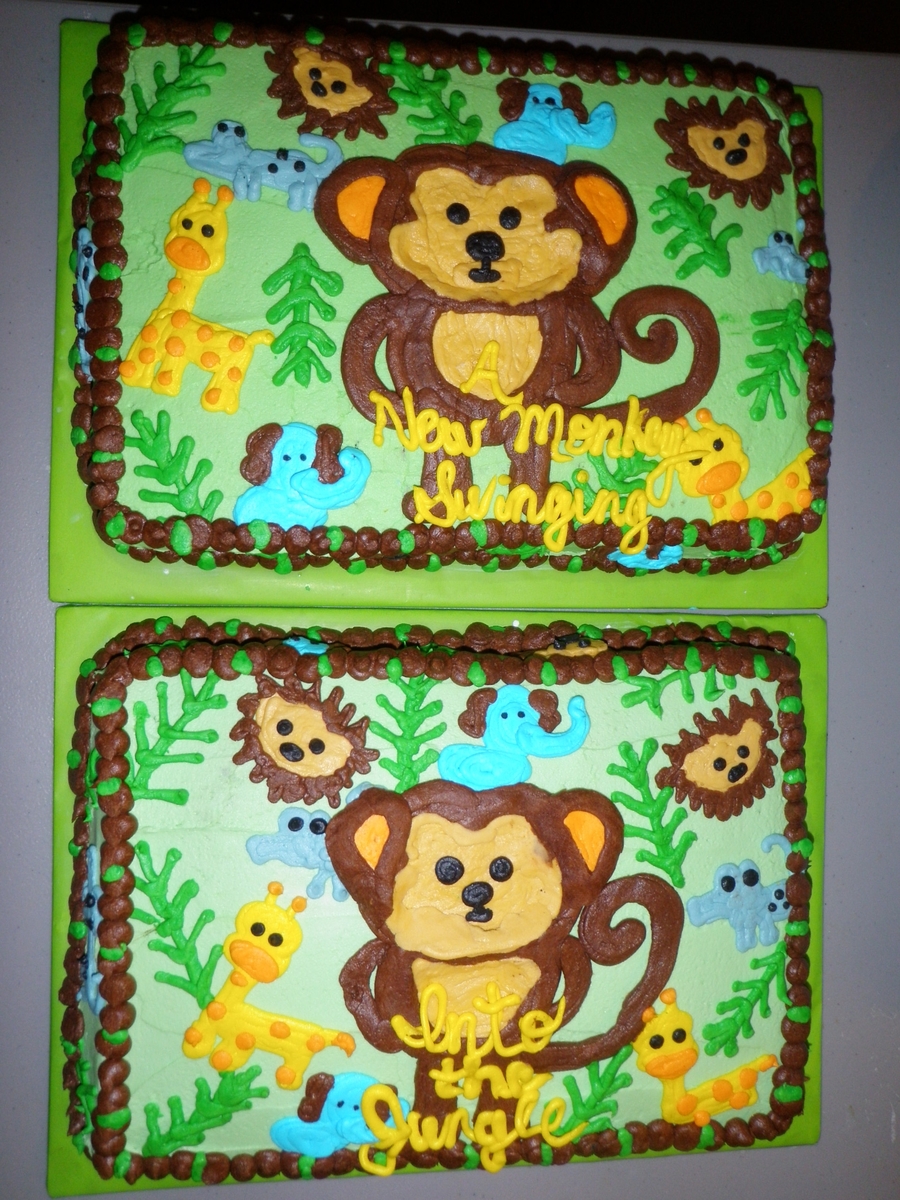 Jungle Themed Baby Shower Cakes - CakeCentral.com Jungle Themed Baby Shower Cakes - CakeCentral.com