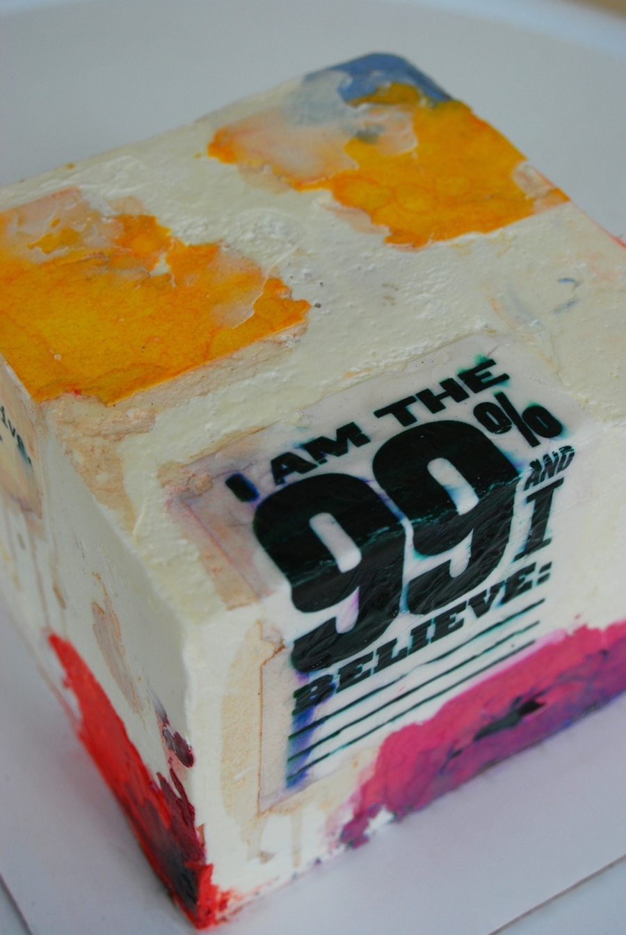 Artist Chuck Scalin Inspired Birthday Cake - CakeCentral.com