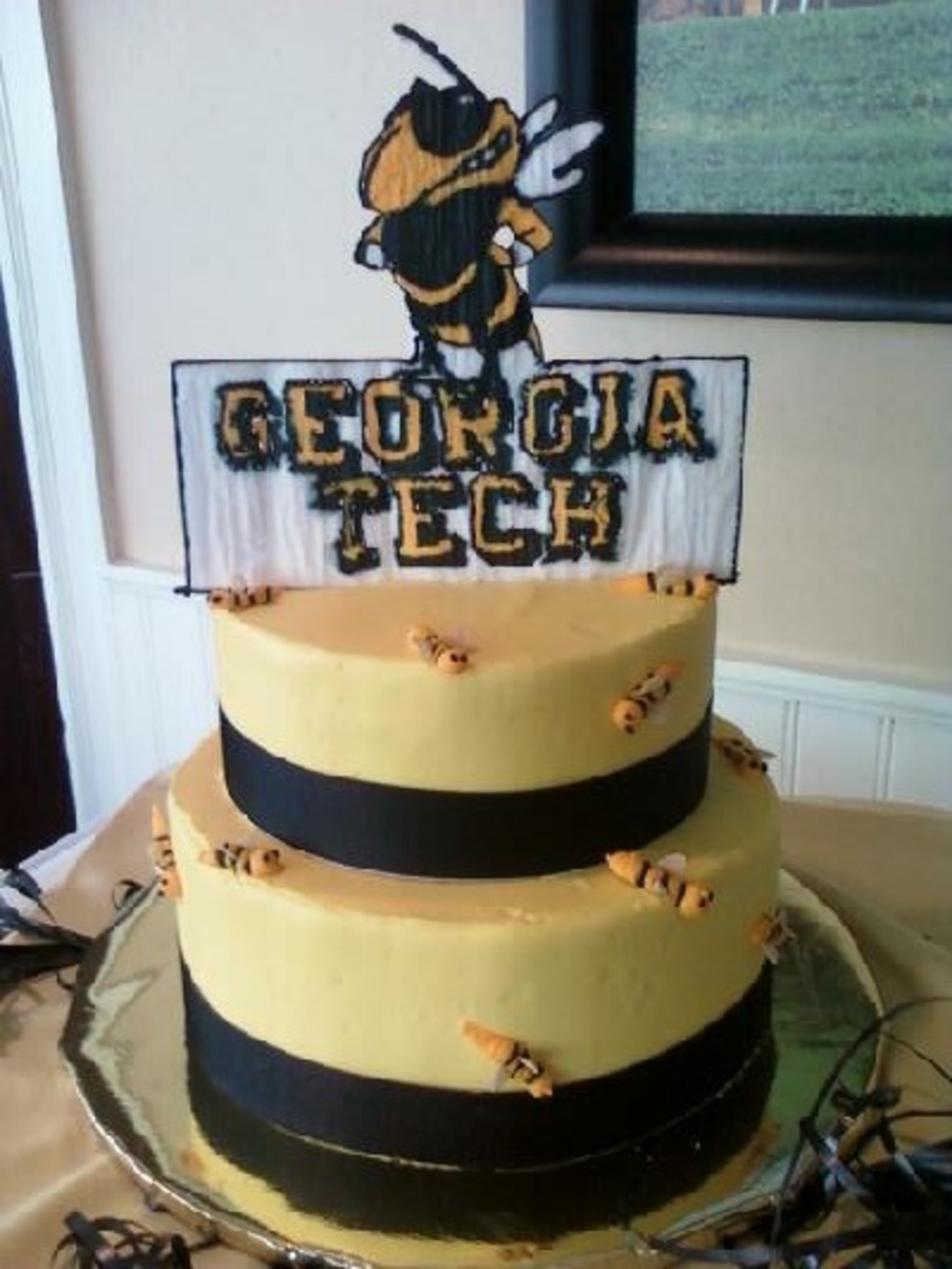Georgia Tech Grooms Cake - CakeCentral.com