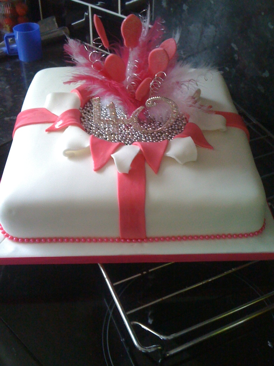 40Th Birthday Cake - CakeCentral.com