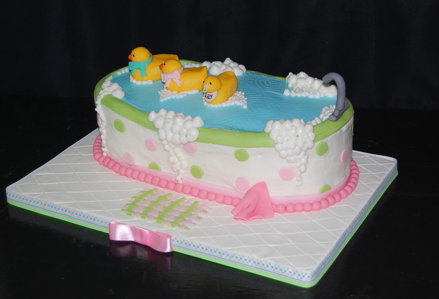 Rubber Ducks In A Tub - CakeCentral.com