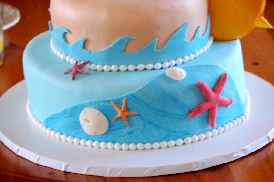 Beach Theme Cake - CakeCentral.com