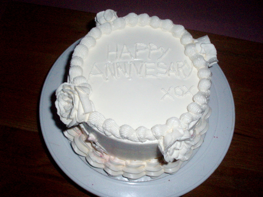 Anniversary Cake - CakeCentral.com