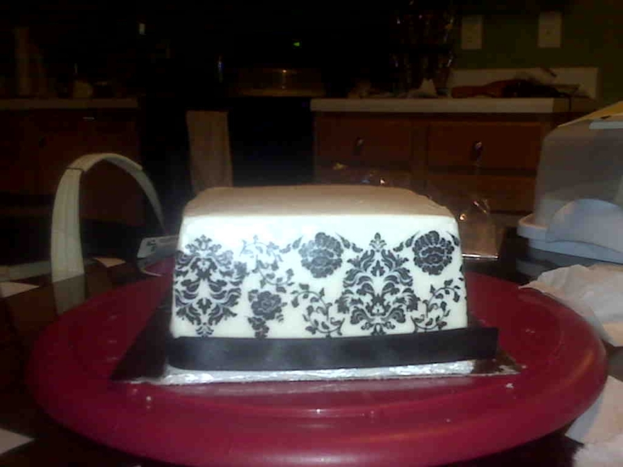 Wedding Practice Cake - CakeCentral.com