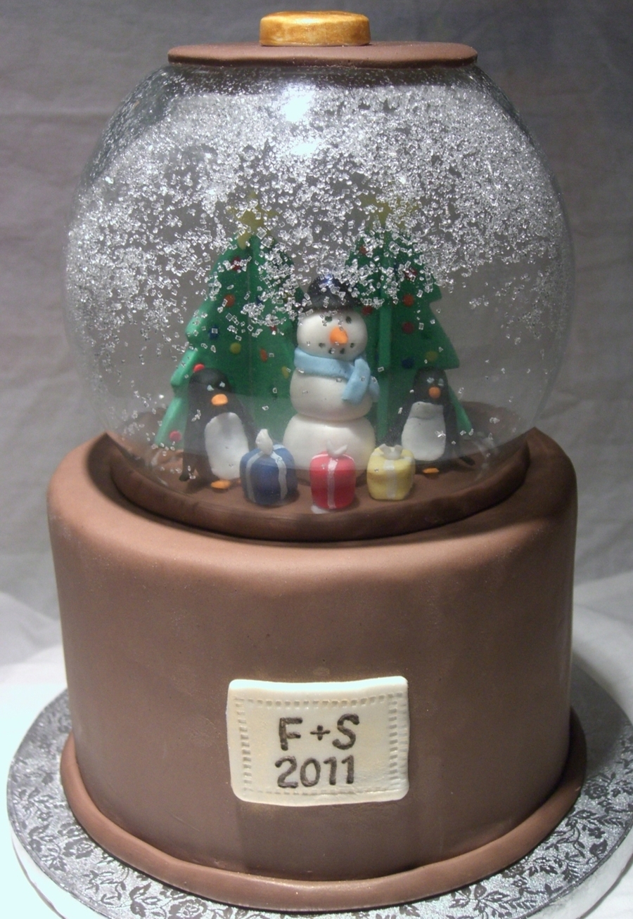 Snowglobe Cake - CakeCentral.com