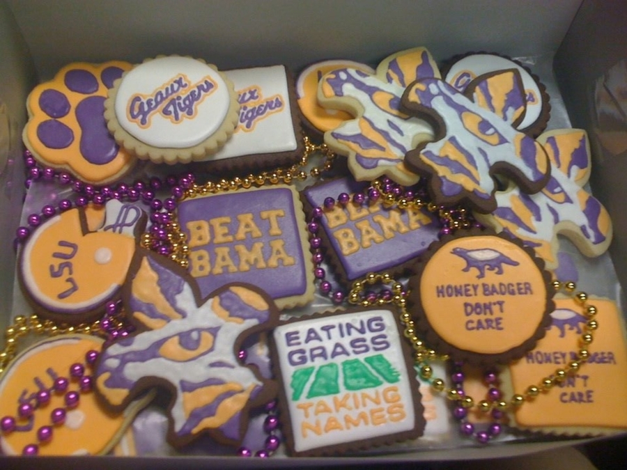 Lsu Cookies - CakeCentral.com