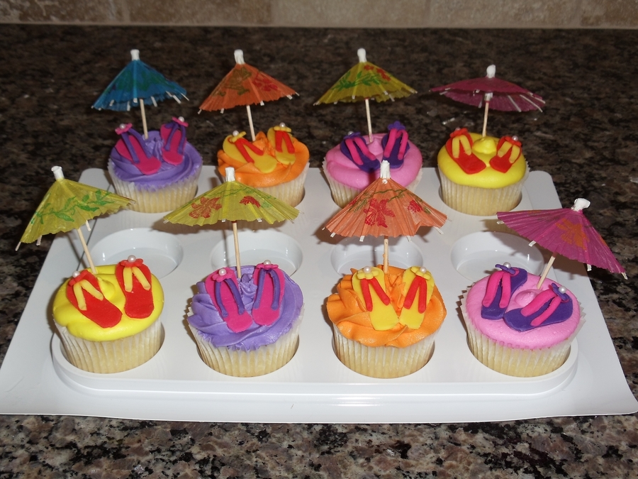 Flip Flop Cupcakes - CakeCentral.com