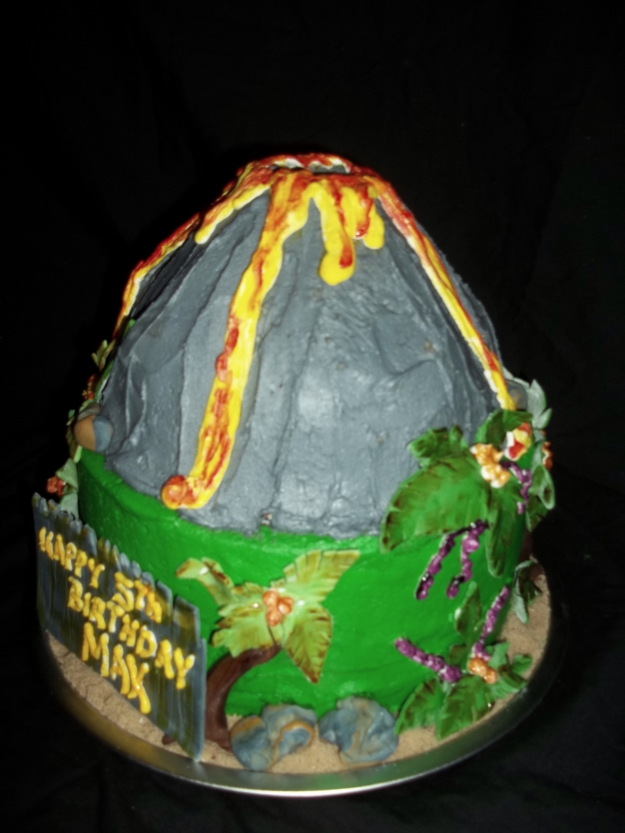 Volcano Cake - CakeCentral.com