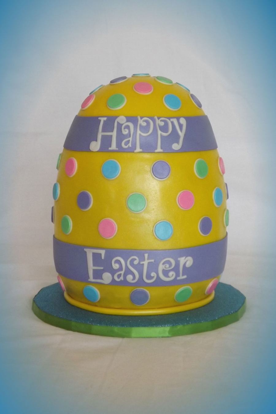 3D Easter Egg Cake - CakeCentral.com