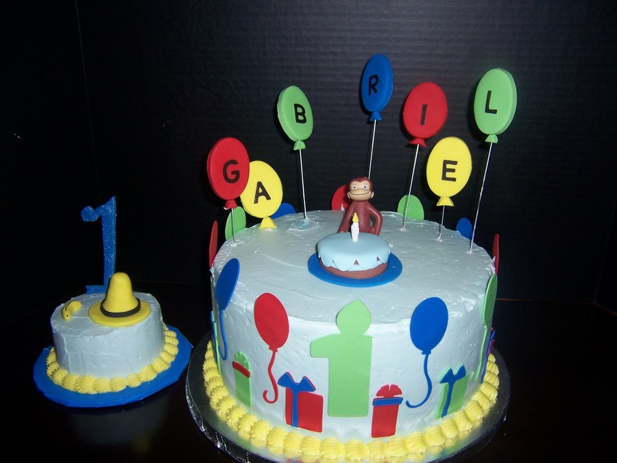 Curious George 1St Birthday - CakeCentral.com
