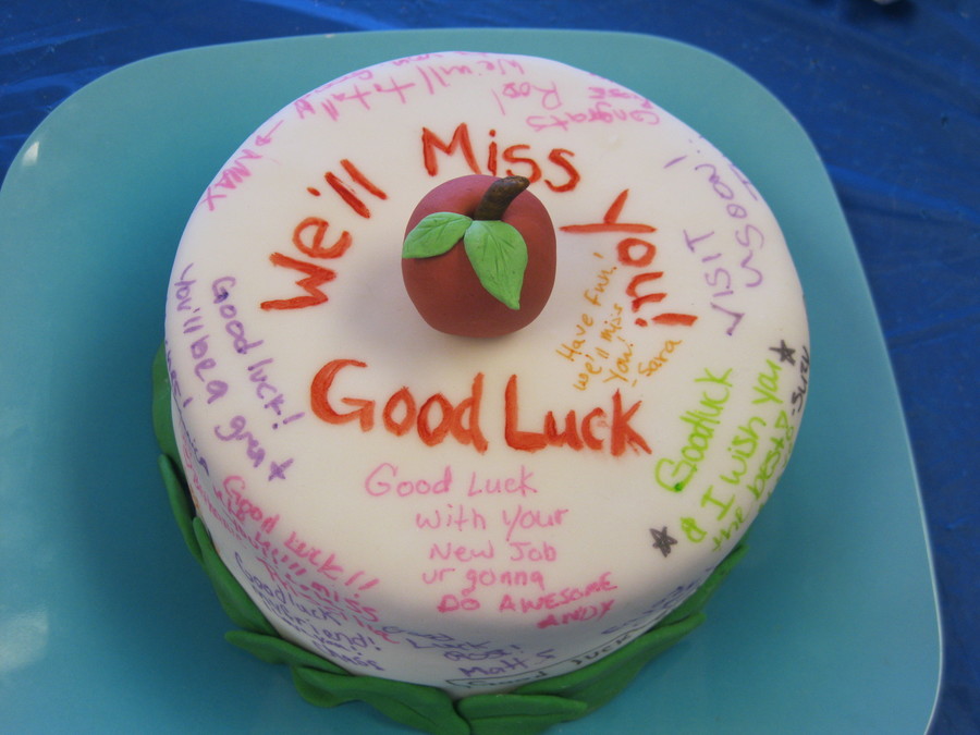 Going Away Cake
