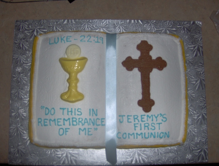Communion Cake - CakeCentral.com