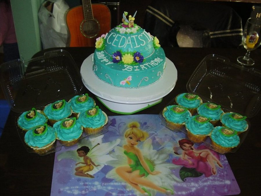 Tinkerbell Cake - CakeCentral.com