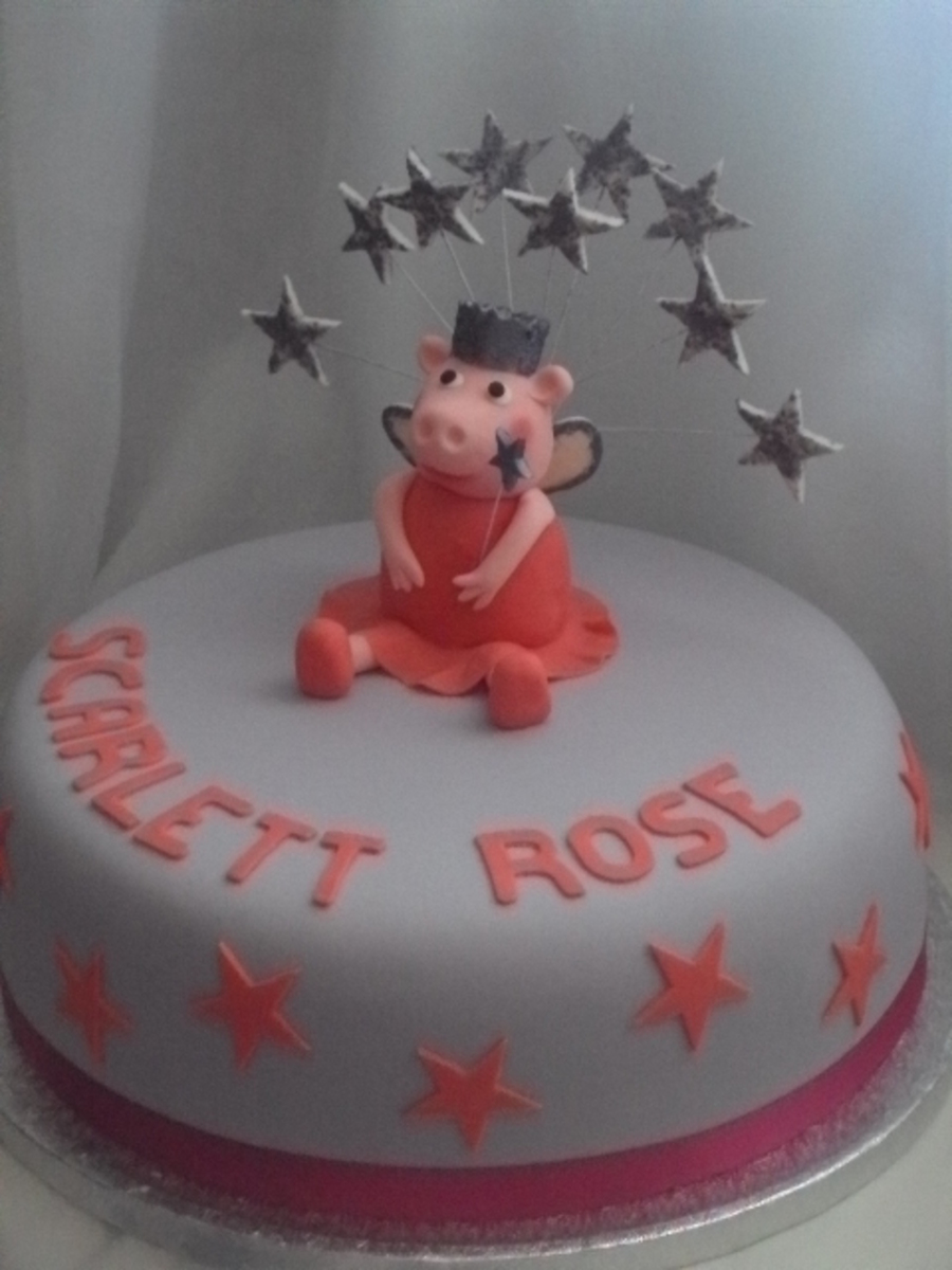 Princess Peppa Pig Birthday Cake - CakeCentral.com Princess Peppa Pig Birthday Cake - CakeCentral.com