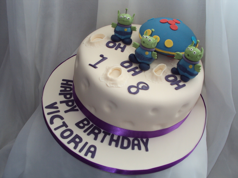 Toy Story Aliens 18Th Birthday Cake - CakeCentral.com