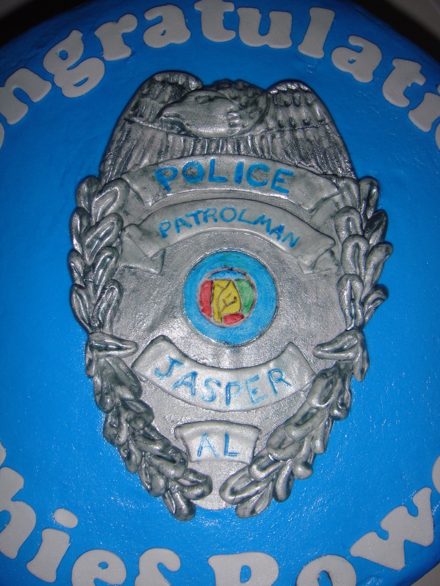 Police Chief Cake - CakeCentral.com