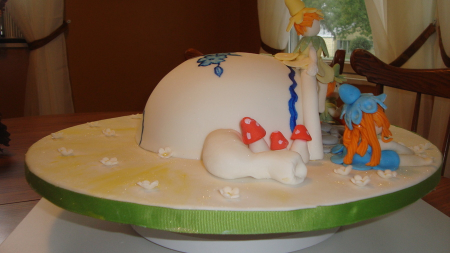 Pixie Teapot House Cake - CakeCentral.com