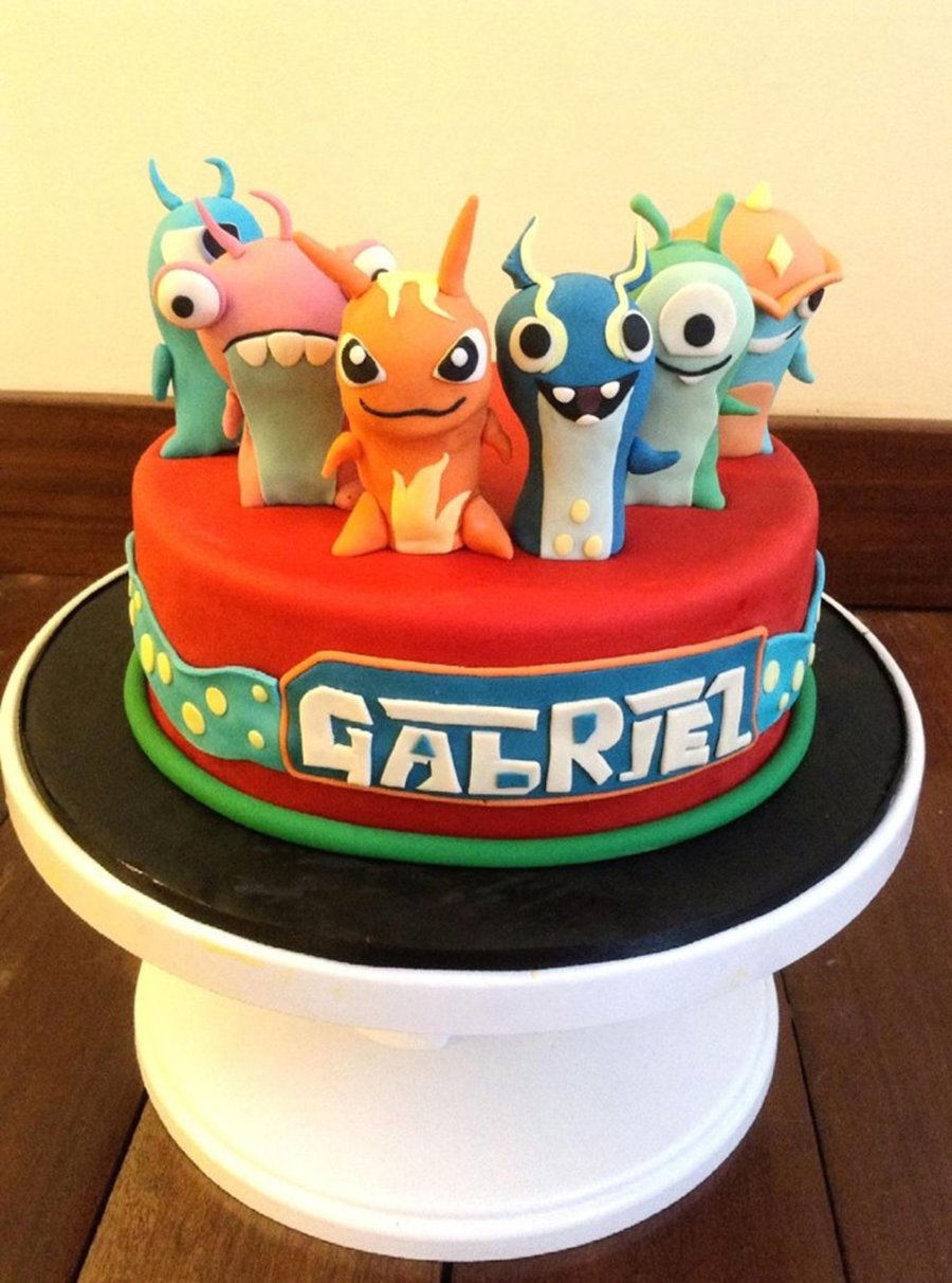 Slug Terra Themed Fondant Cake - CakeCentral.com
