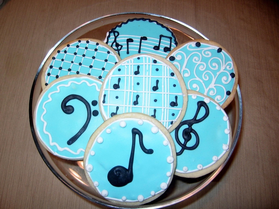 Music Cookies - CakeCentral.com