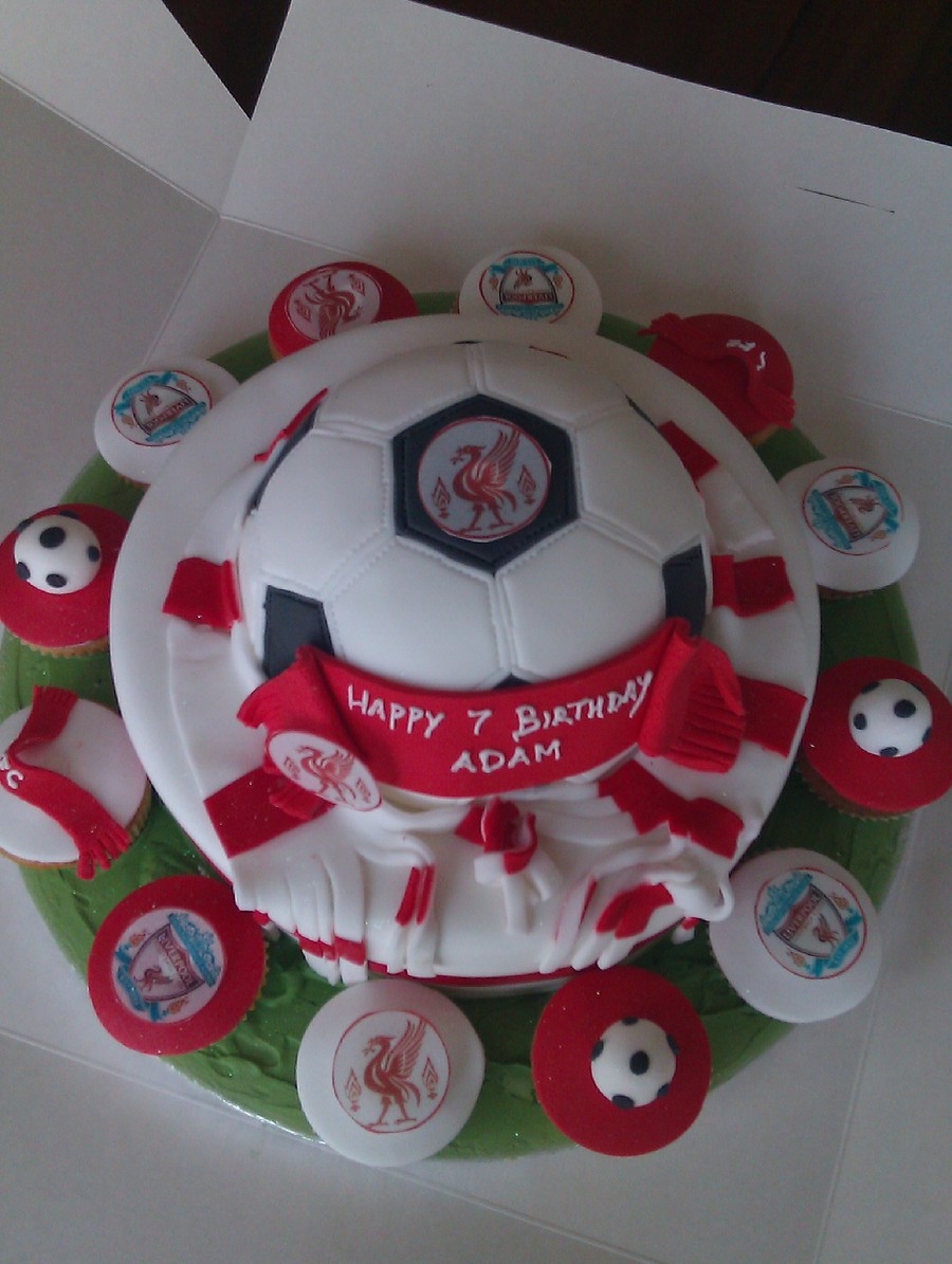 Liverpool Football Club Cake - CakeCentral.com