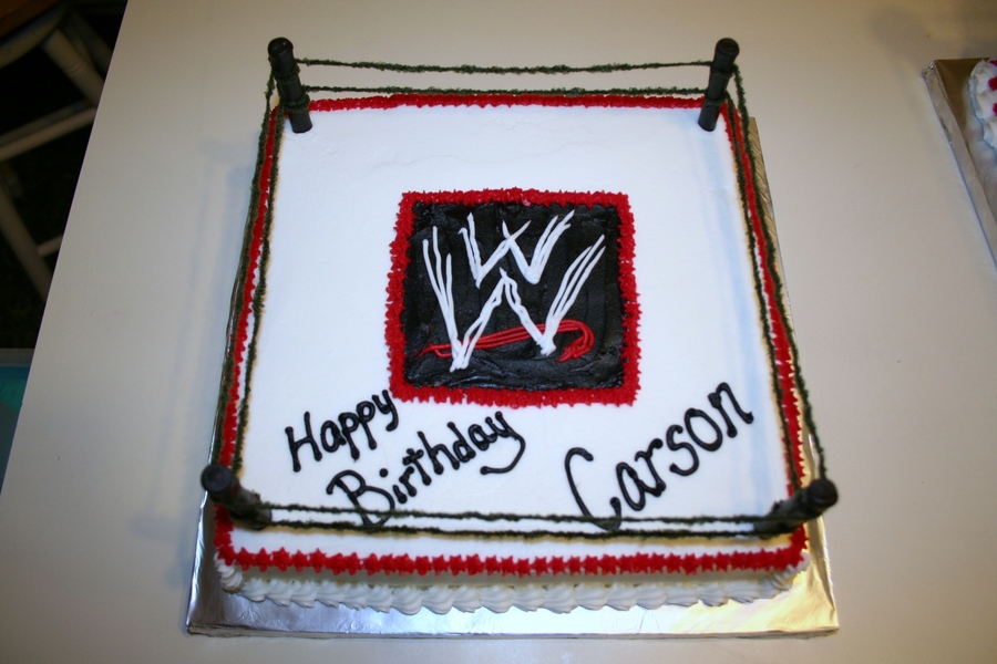 Wwe Cake - CakeCentral.com