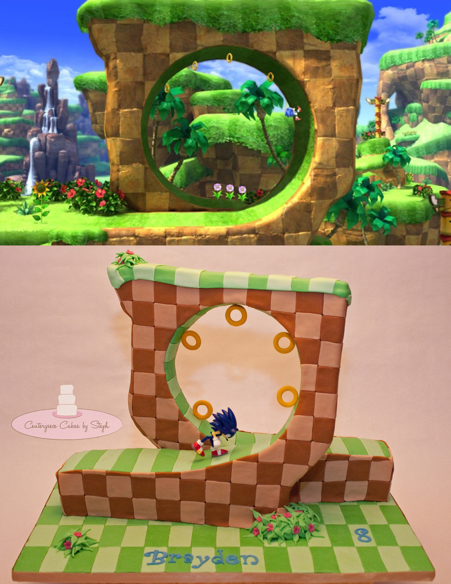 Sonic The Hedgehog Loop! - CakeCentral.com