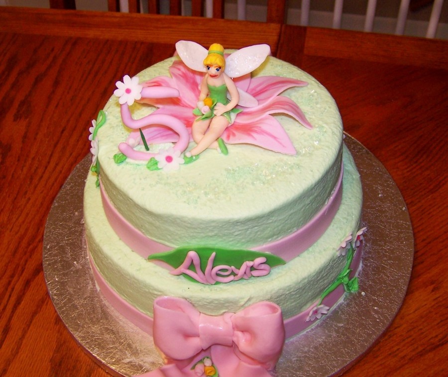 Tinkerbell Cake - CakeCentral.com