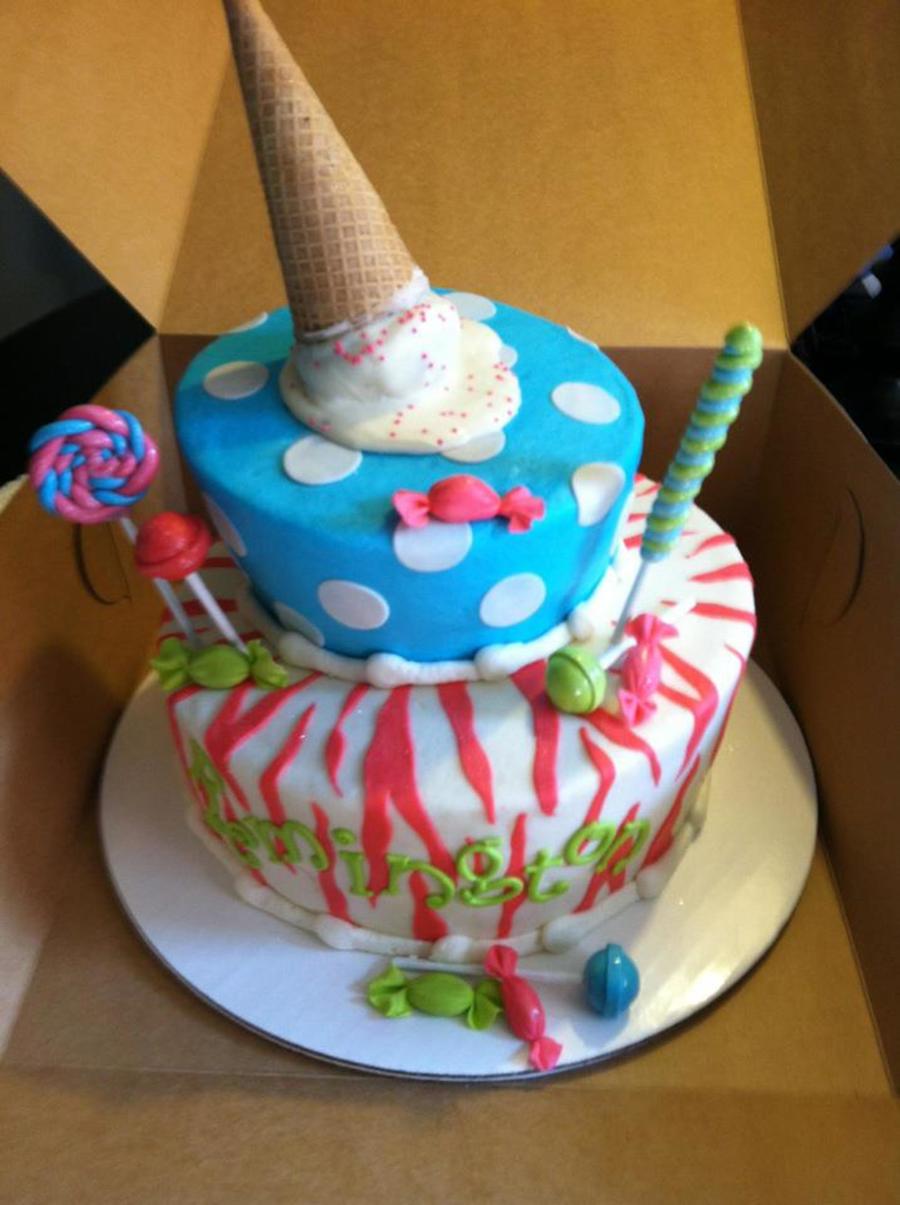 Candied Cake For Remington!! - CakeCentral.com