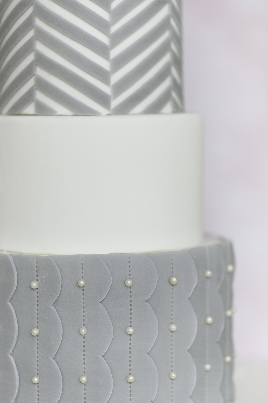 Grey Simplicity - CakeCentral.com